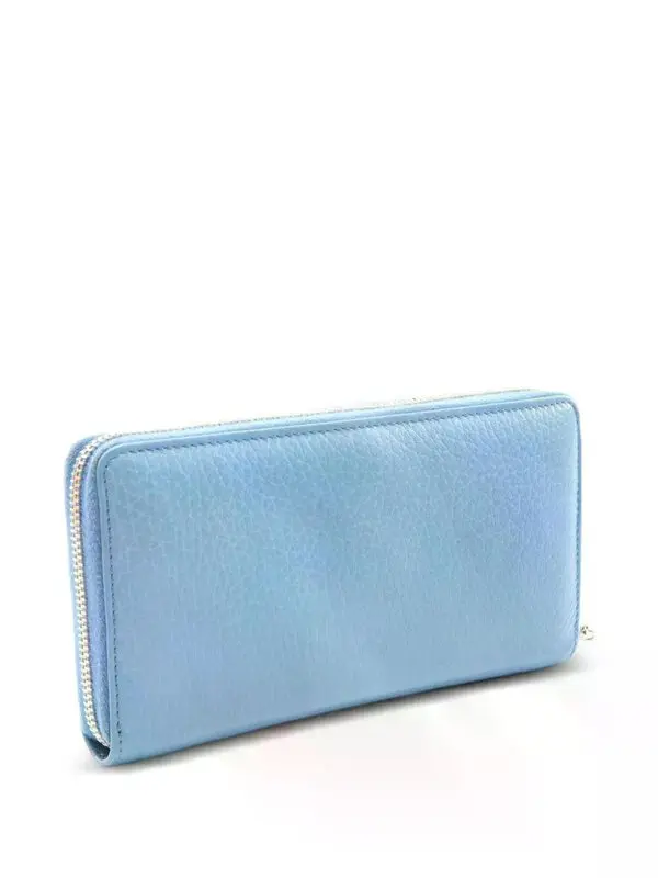 Gucci 10s Bamboo Leather Wallet