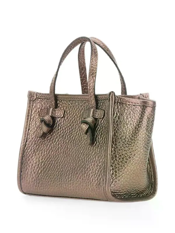 GIANNI CHIARINI Small Marcella Leather Tote Bag - Brown