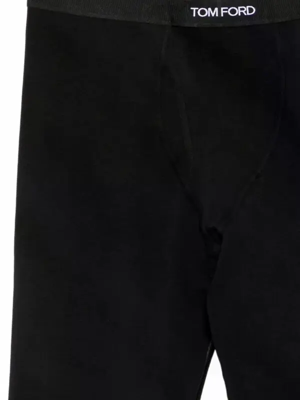 TOM FORD Logo-waistband Long Johns - Black