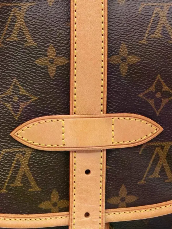 LOUIS VUITTON Monogram Saumur 30 Crossbody Bag - Brown