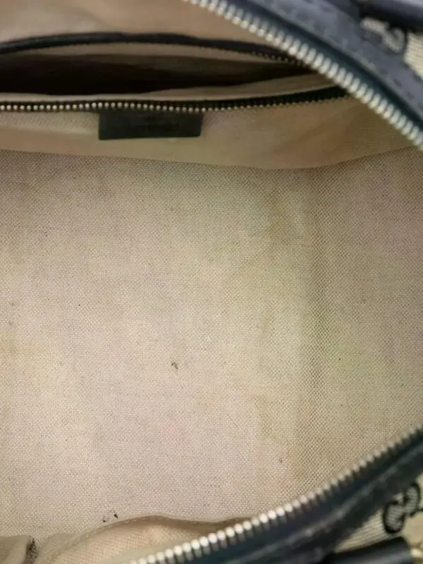 Gucci Medium Gg Canvas Web Joy Boston Bag Satchel - Neutrals