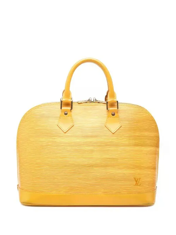 LOUIS VUITTON Epi Alma Pm Handbag - Yellow