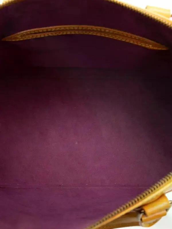 LOUIS VUITTON Epi Alma Pm Handbag - Yellow