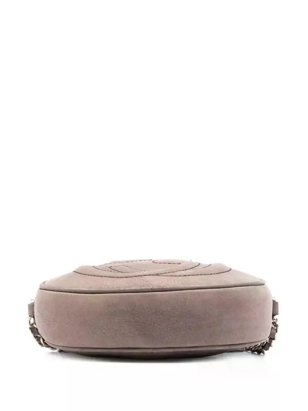 Gucci Soho Mini Nubuck Chain Crossbody Bag - Brown
