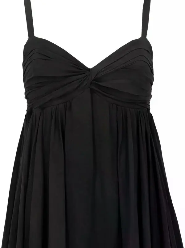 Fendi Flared Mini Dress With Twist Detail