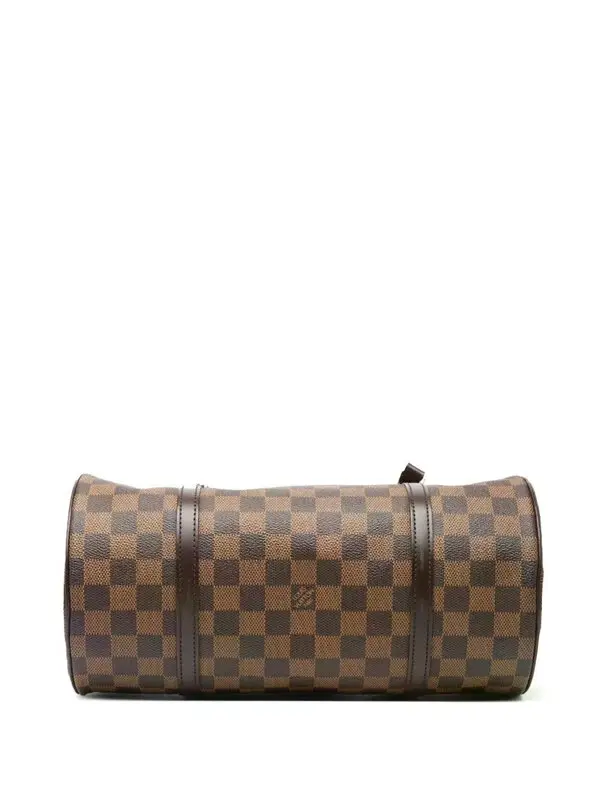 LOUIS VUITTON Damier Ebene Papillon 30 Handbag - Brown