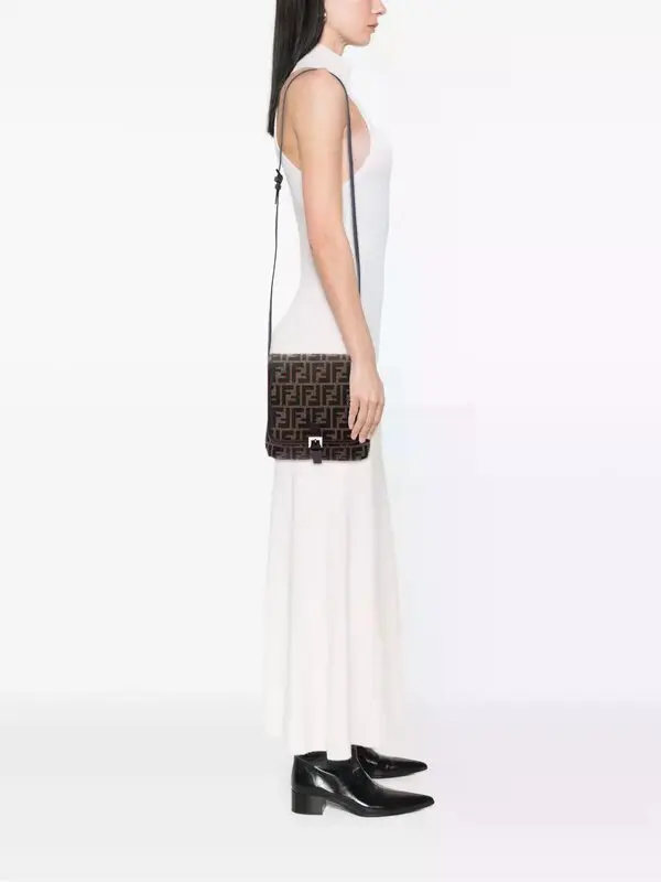 Fendi Zucchino Canvas Crossbody Bag