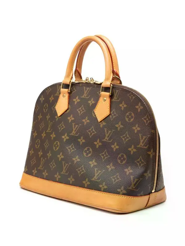 LOUIS VUITTON Monogram Alma Pm Handbag - Brown