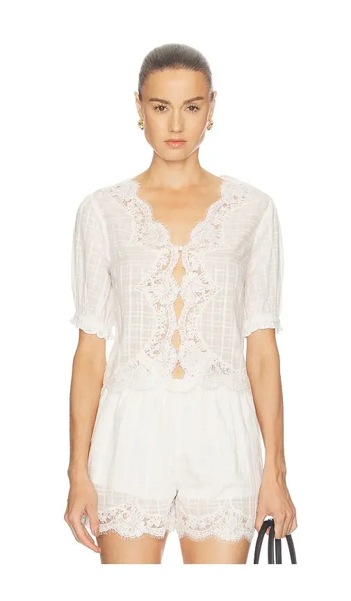 Cami Nyc Junie Lace-trimmed Top