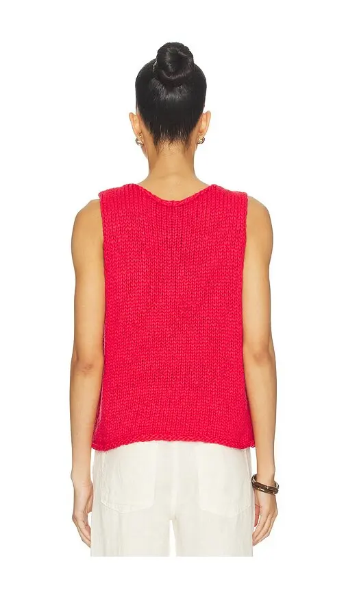 Free People Opal Knit Tank - Red