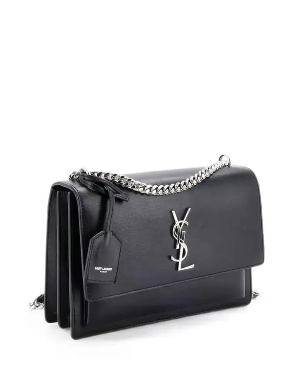Saint Laurent Sunset Medium Crossbody Bag - Black