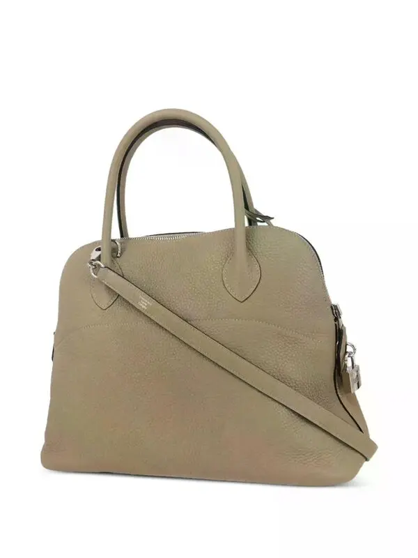 Hermès Bolide 31 Leather Handbag - Neutrals