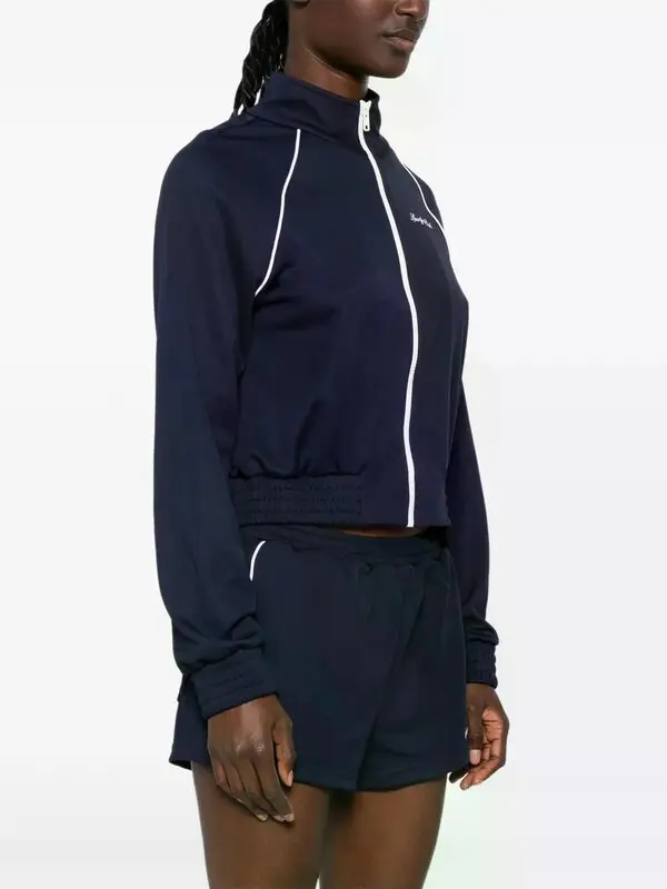 SPORTY & RICH Piped Raglan Sleeve Jacket
