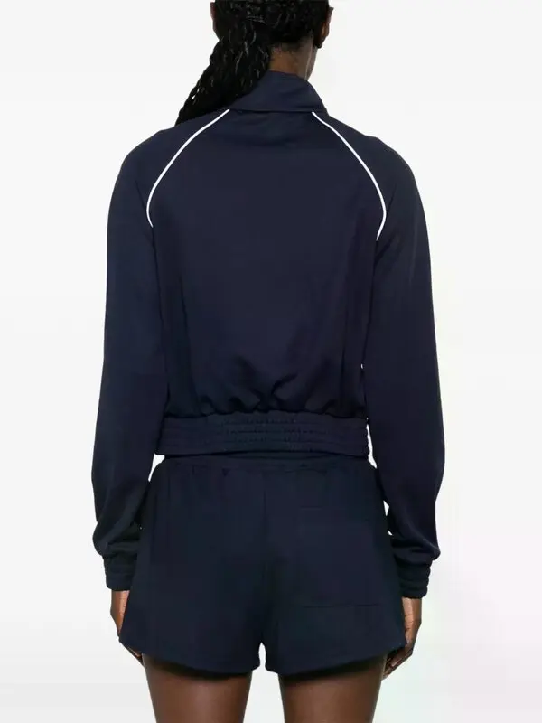 SPORTY & RICH Piped Raglan Sleeve Jacket