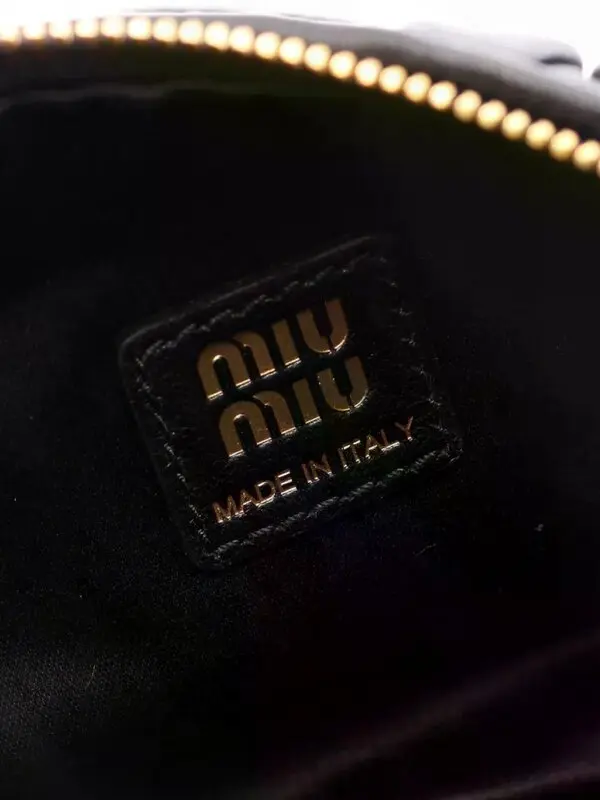 Miu Miu Matelassé Shoulder Bag - Black