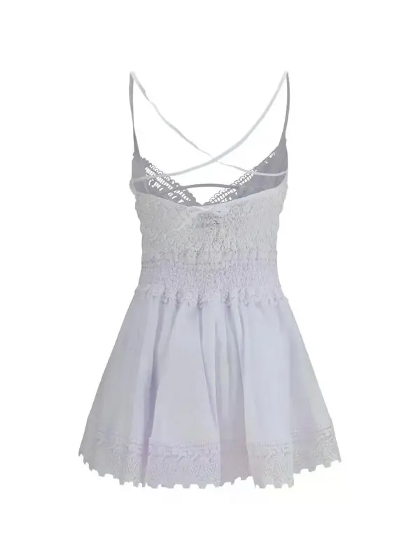 Charo Ruiz Ibiza Aveline Lace-panelled Dress