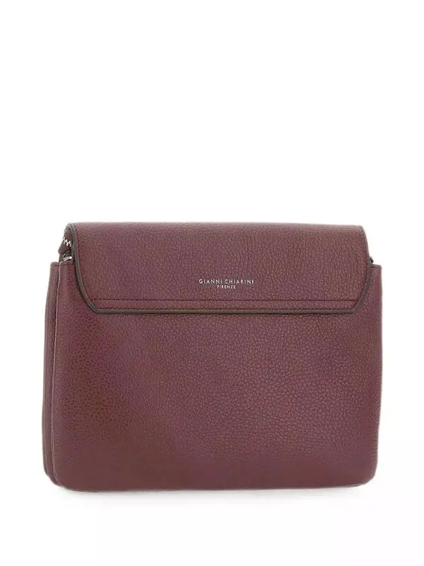 GIANNI CHIARINI Three Hammer Leather Shoulder Bag - Red