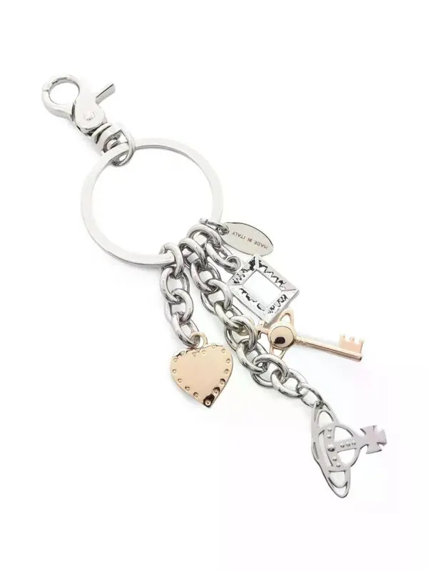 VIVIENNE WESTWOOD Multi-charm Keyring