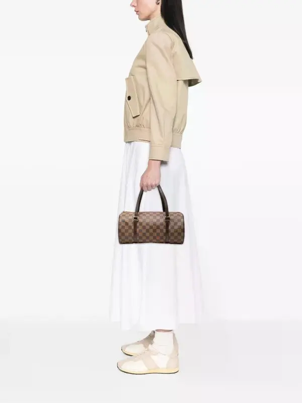 LOUIS VUITTON 2003 Damier Ebene Papillon 30 Handbag