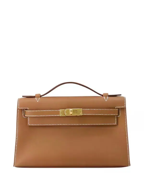 Hermès Kelly Pochette 22 Handbag - Brown