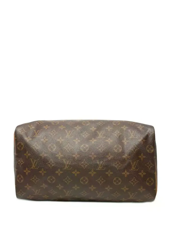LOUIS VUITTON 1994 Monogram Speedy 35 Boston Bag - Brown