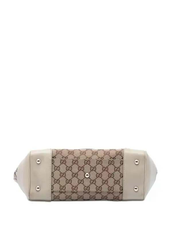 Gucci Gg Canvas Web Mayfair Tote Bag - Neutrals