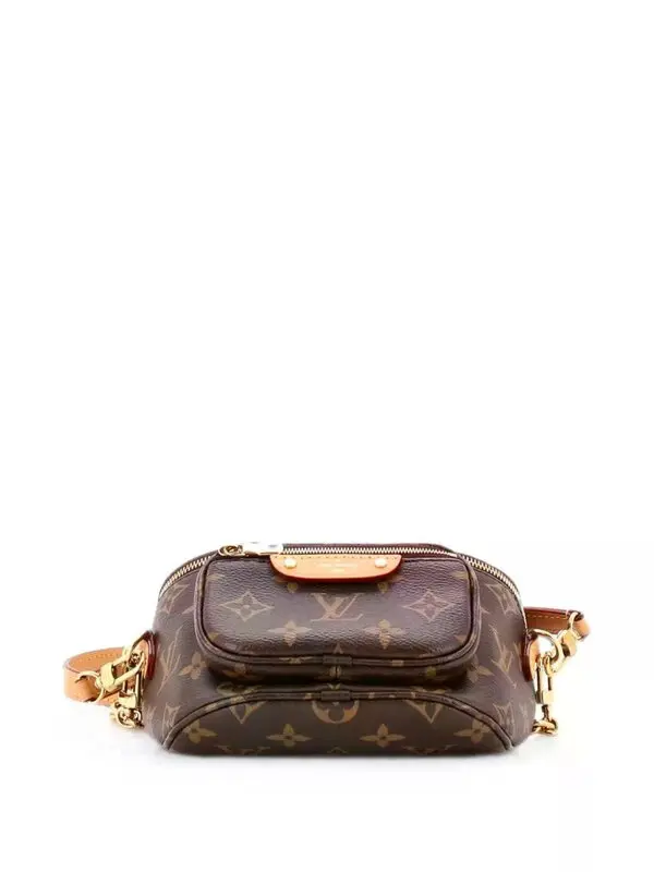 LOUIS VUITTON Monogram Canvas Mini Belt Bag - Brown