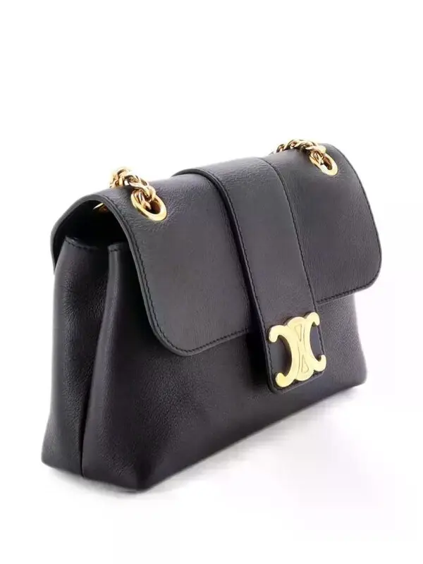 Celine Victoire Flap Teen Shoulder Bag - Black