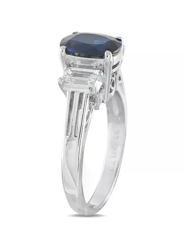 LB EXCLUSIVE Sapphire And Diamond Ring - Silver