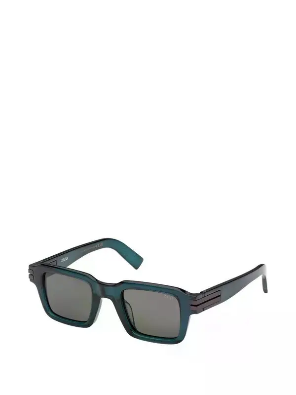 Zegna Square Frame Sunglasses