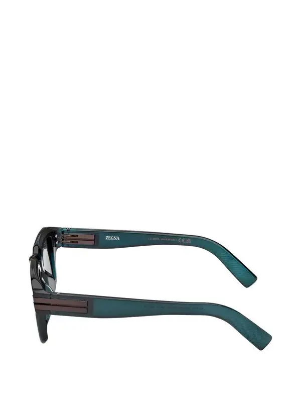 Zegna Square Frame Sunglasses