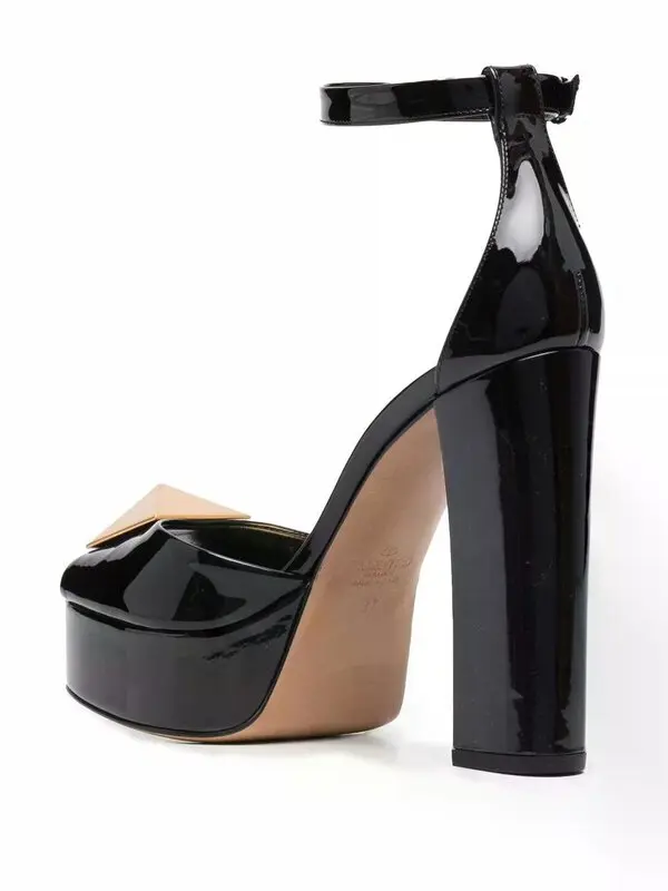 Valentino Garavani One Stud 120mm Patent Leather Pumps