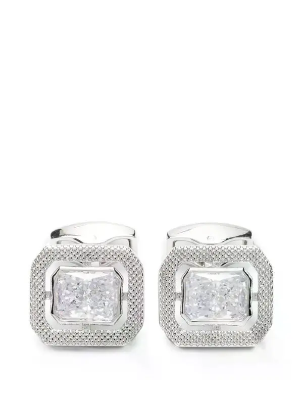 Tateossian Crystal-embellished Cufflinks - Silver