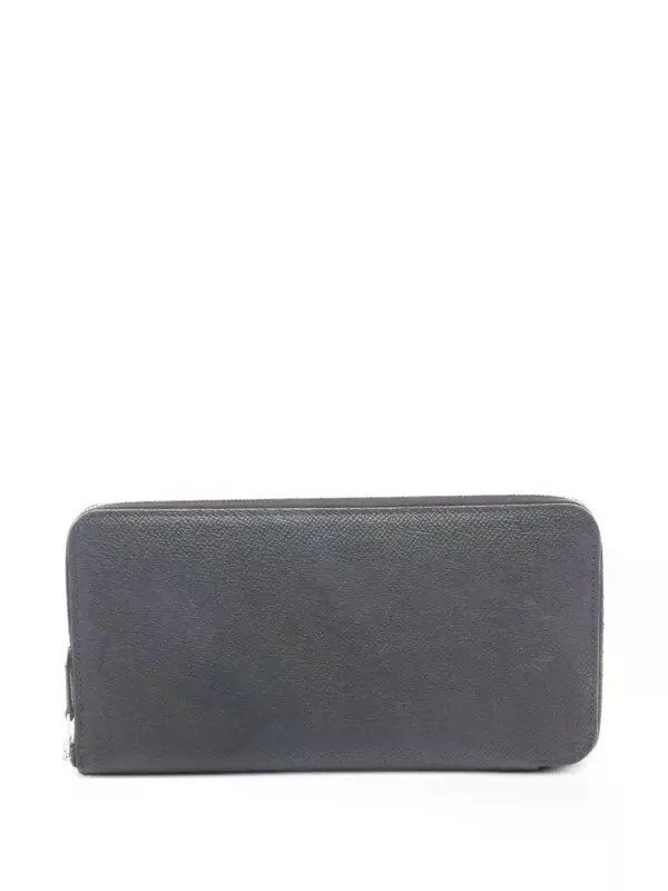 Hermès Azap Long Leather Wallet - Black