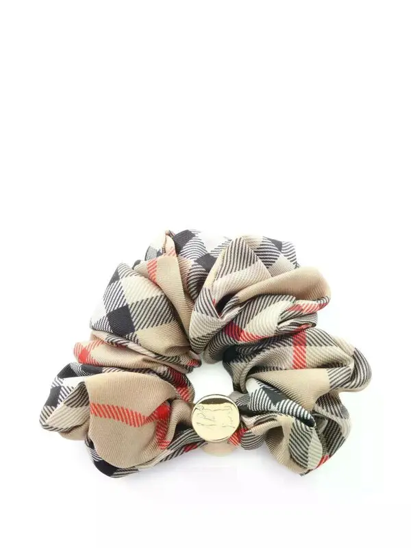 Burberry Check Scrunchie - Neutrals