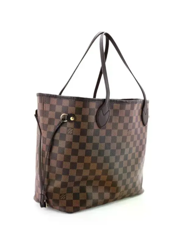 LOUIS VUITTON Damier Neverfull Mm Tote Bag - Brown