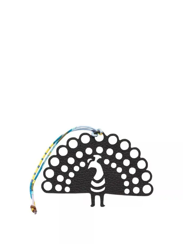 Hermès Petit H Peacock Bag Charm - Blue