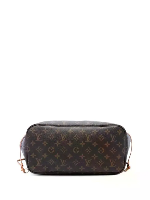 LOUIS VUITTON Monogram Neverfull Mm Tote Bag - Brown