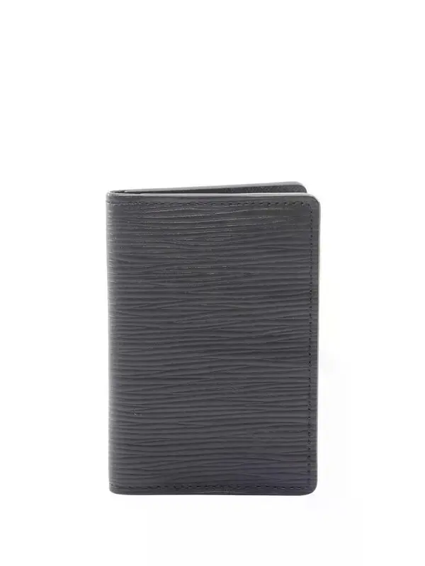 LOUIS VUITTON 2021-2026 Epi Card Holder - Black