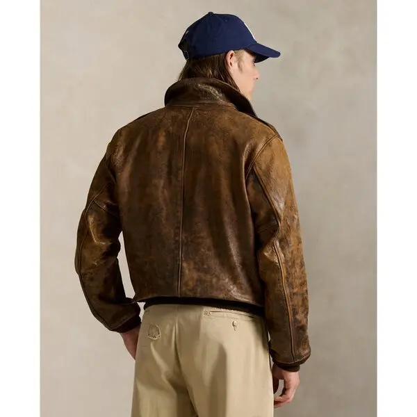 Ralph Lauren Leather Flight Jacket