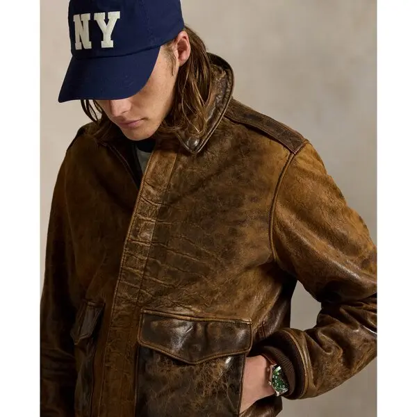 Ralph Lauren Leather Flight Jacket