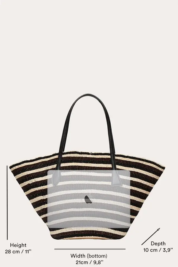 LIFFNER Sprout Basket Dark Multi Striped