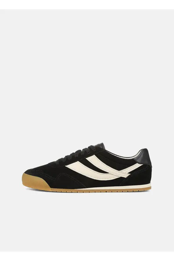 Vince Bayside Suede Jogger Sneaker - Black