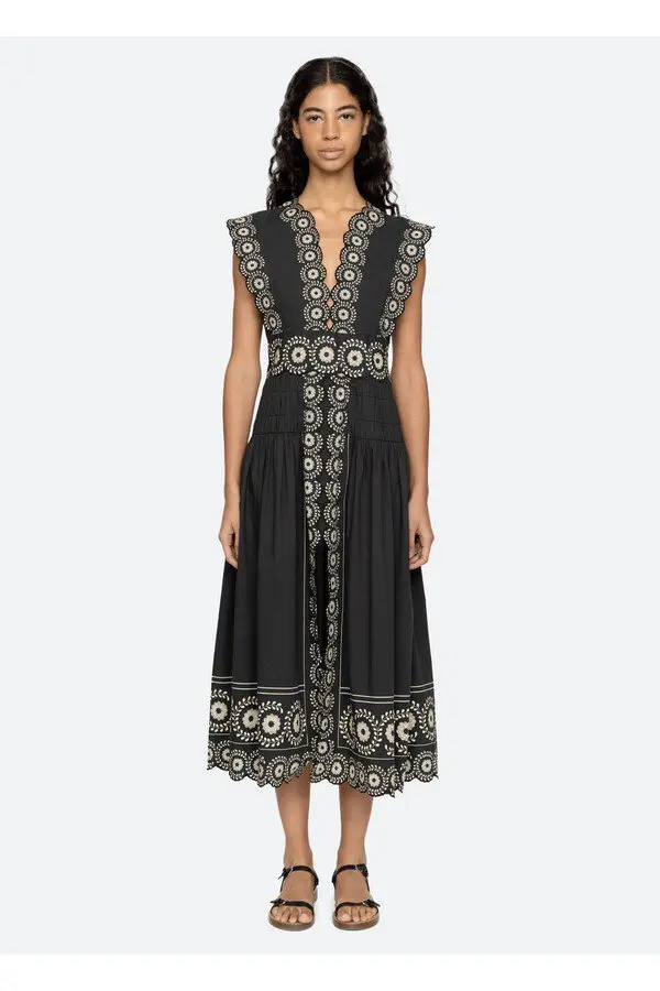 Sea Mirabel Dress - Black