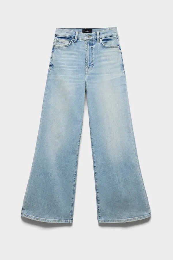 7 For All Mankind Petite Ultra High Rise Jo In Luxe Vintage Must - Denim