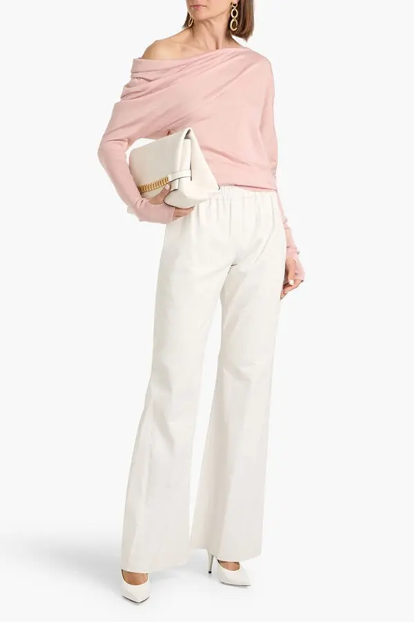 TOM FORD Oneshoulder Cashmere And Silkblend Sweater