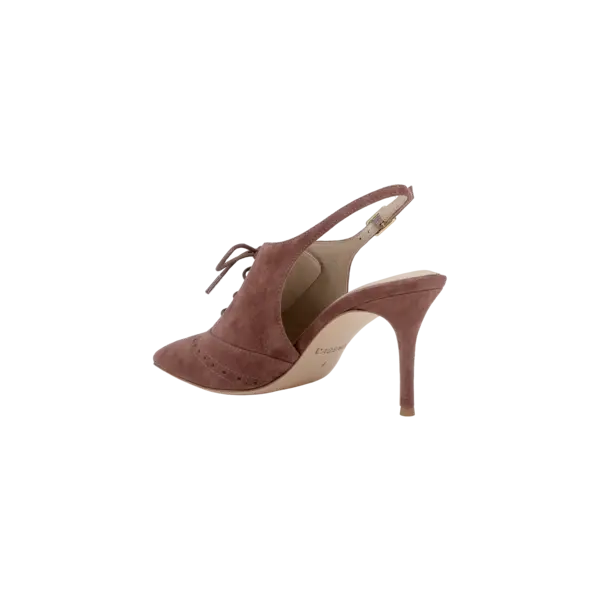 L'Agence Shreya Suede Slingback Pump - Hazel Suede