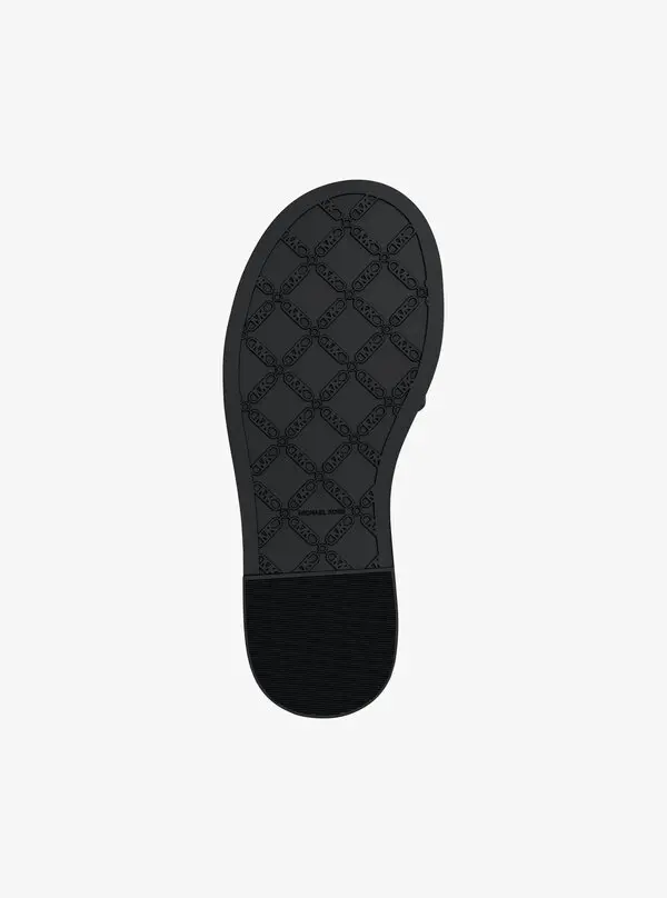 Michael Kors Rosetta Studded Leather Sandal - Black
