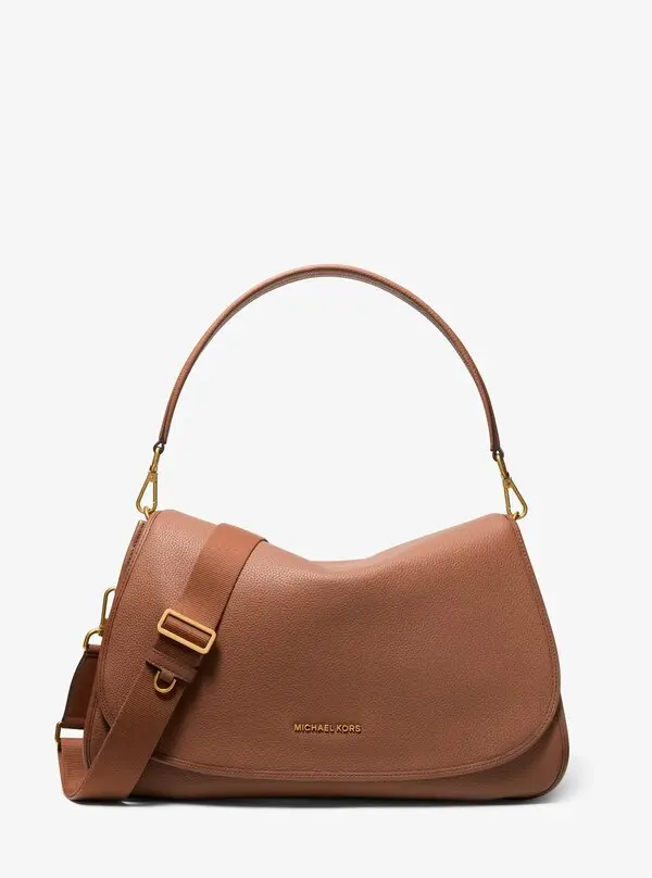 Michael Kors Holmes Extra-large Convertible Messenger Bag - Brown