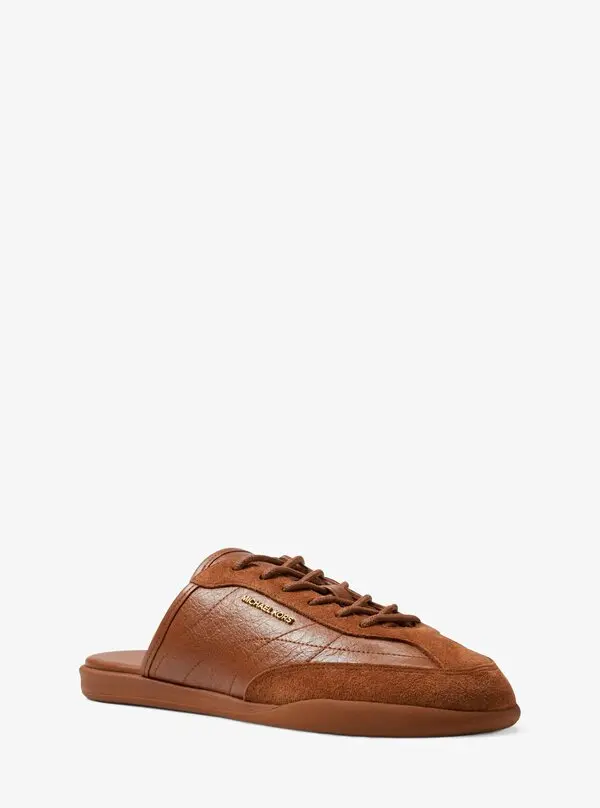Michael Kors Nolan Leather Mule - Brown